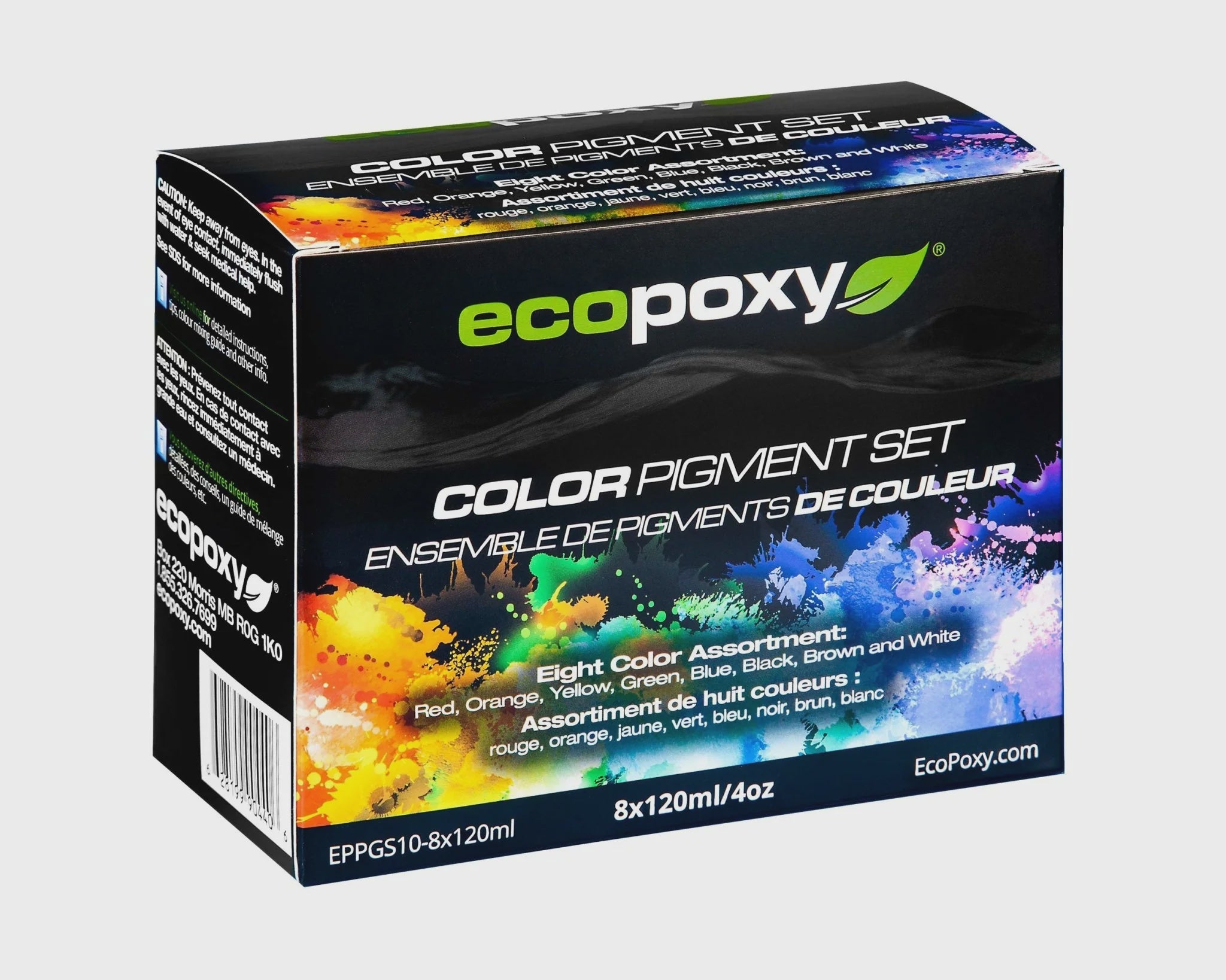 EcoPoxy Liquid Color Pigment Set 8pc 120ml – ecorelics